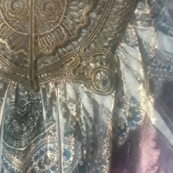 Unity World Wear | Tops | World Unity Soft Print Tunic Top Blue Purple ...